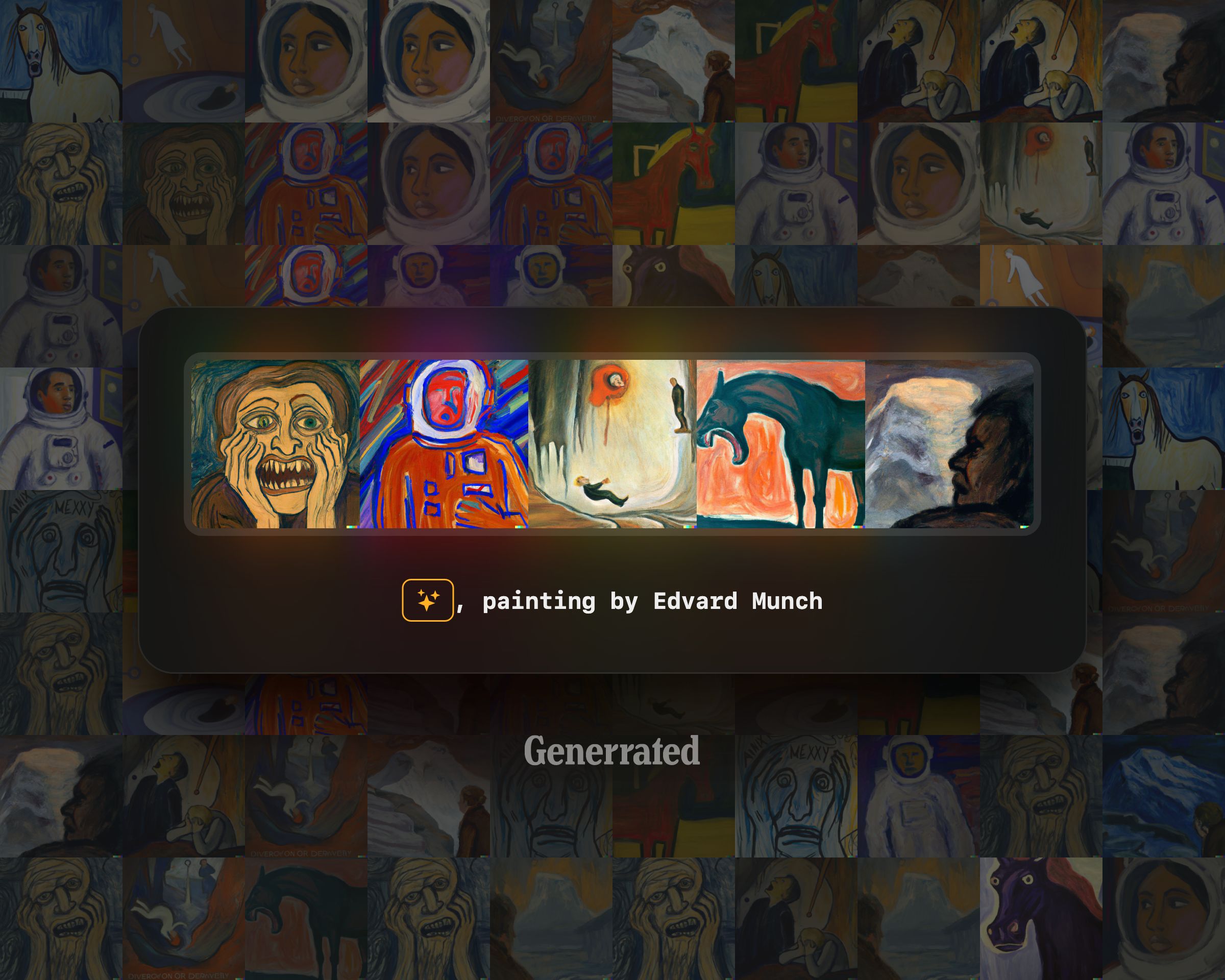 Generrated: "Subject, painting by Edvard Munch", generated with DALL·E 3
